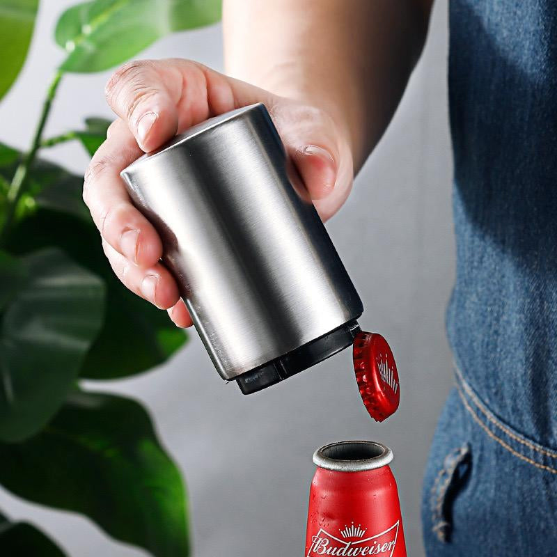 Automatic Stainless Steel Push Down Opener – luckstart