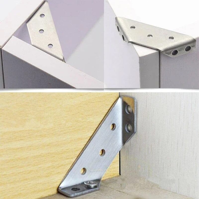 Universal Stainless Steel Furniture Corner Connector(10pcs) – luckstart